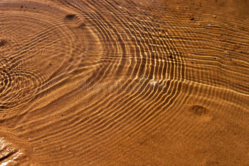 Water Waves and Ripples at the Beach Stock Photo - Image of rippled ...
