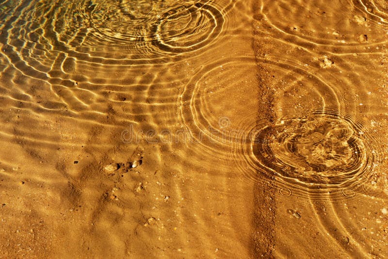 Water Waves and Ripples at the Beach Stock Image - Image of seaside ...