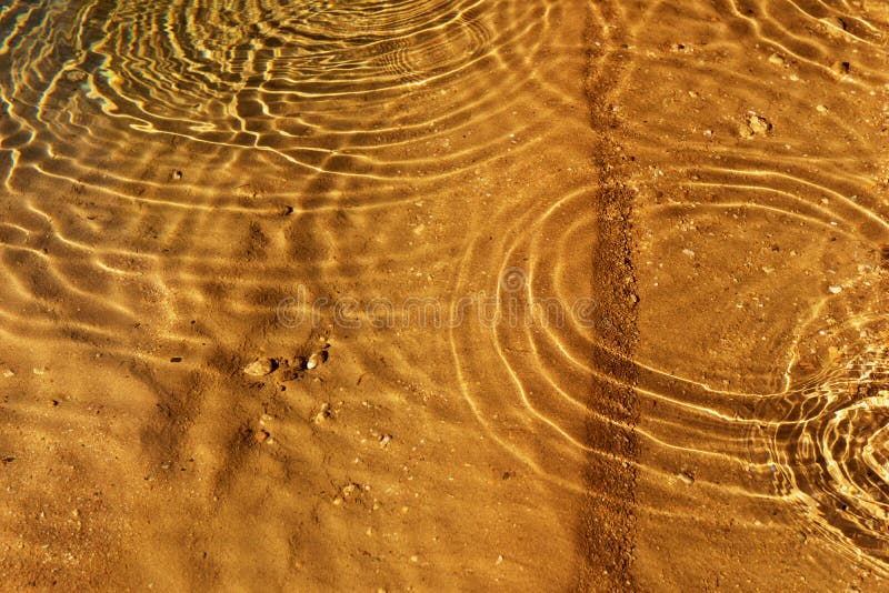 Water Waves and Ripples at the Beach Stock Photo - Image of clean ...