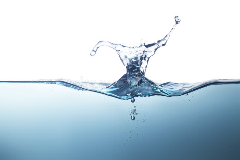 Water Waves Splashed Water Wave in Clean Blue Water Stock Photo - Image ...