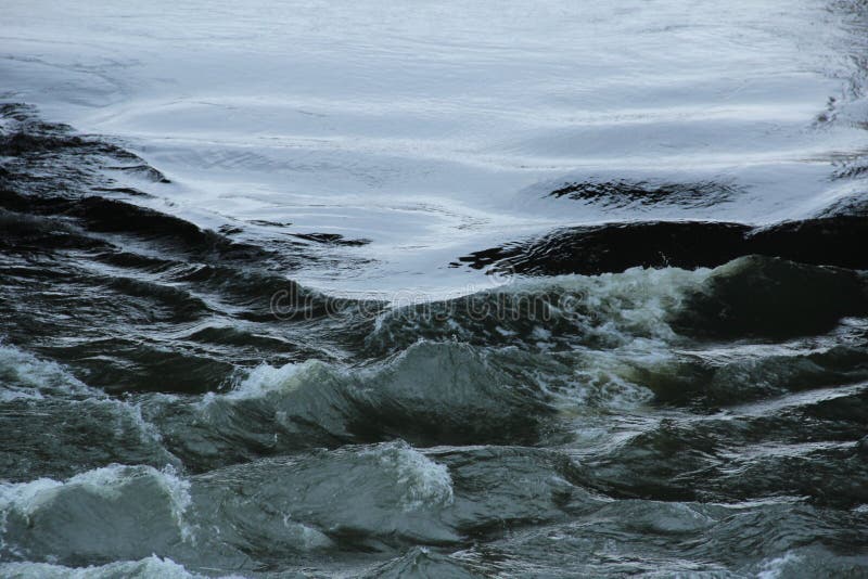Water waves in a stream stock image. Image of water, wave - 55921497