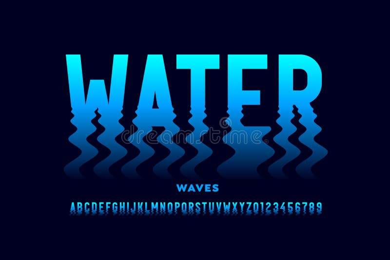 Water Splash Font