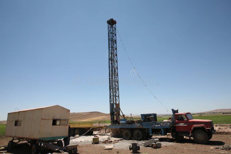 Water Well Drilling stock image. Image of drilling, water - 20636057