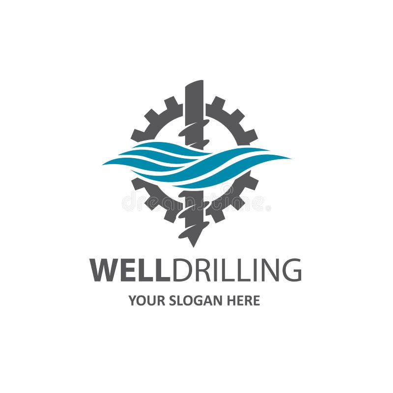 Water Well Drilling Logo Stock Illustrations – 129 Water Well Drilling ...
