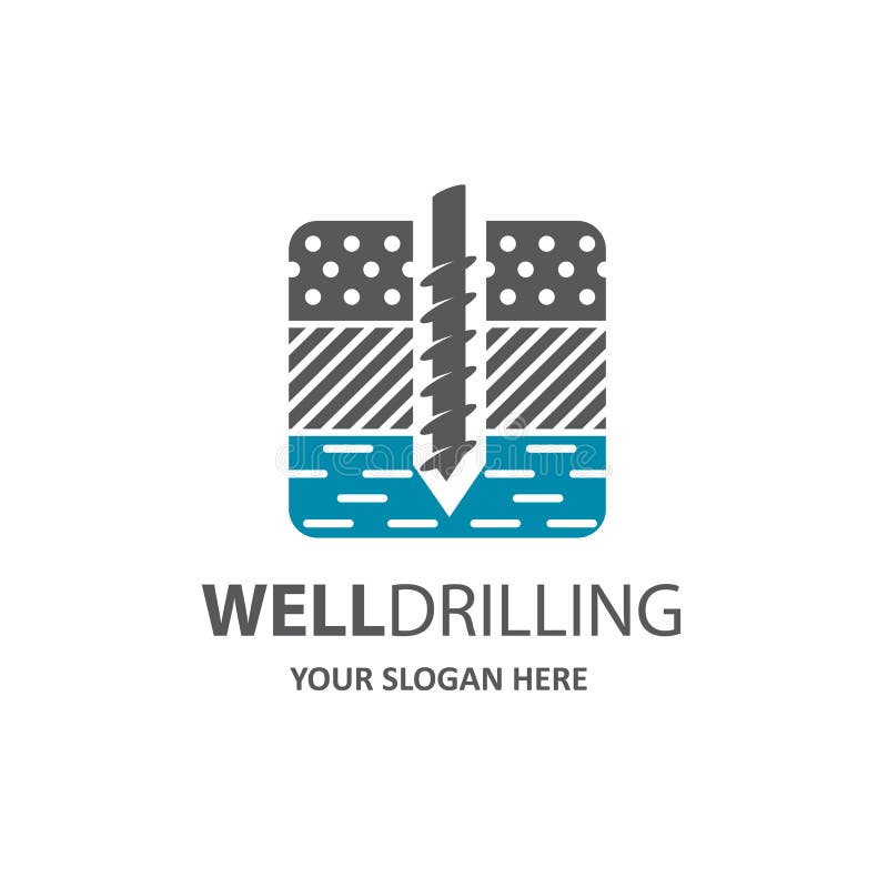 Water Well Drilling Logo Stock Illustrations – 141 Water Well Drilling ...