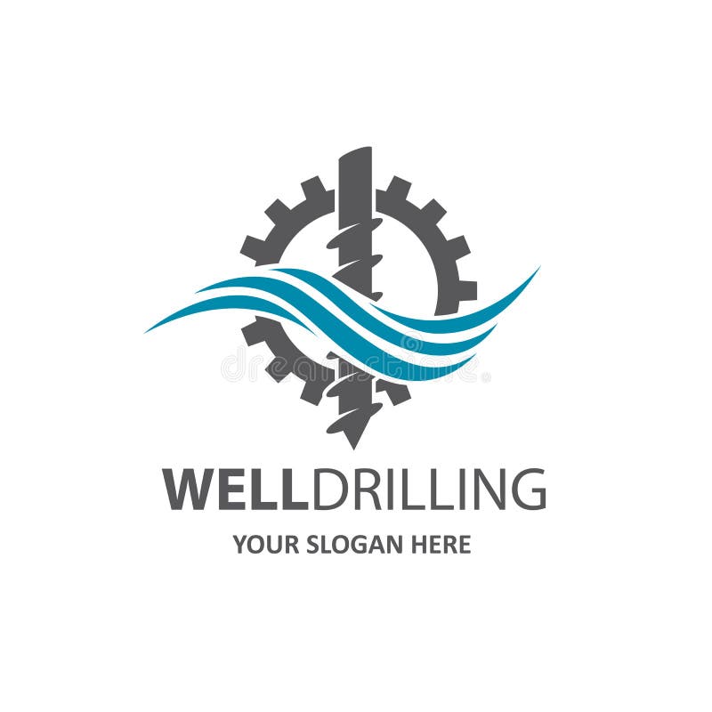 Water Well Drilling Logo Stock Illustrations – 129 Water Well Drilling ...