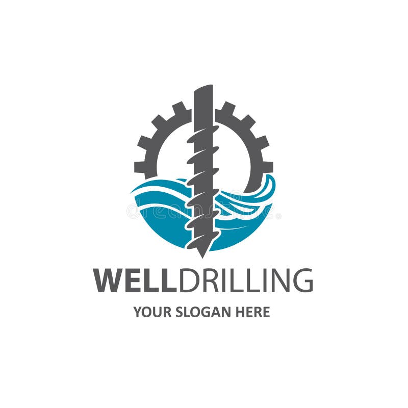 Water Well Drilling Logo Stock Illustrations – 141 Water Well Drilling ...