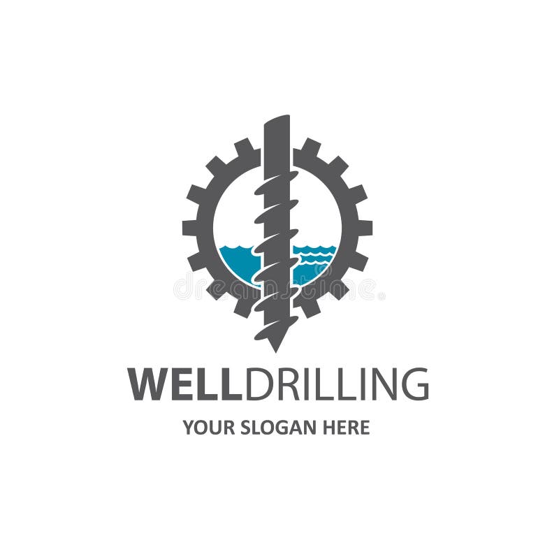 Water Well Drilling Logo Stock Illustrations – 135 Water Well Drilling ...