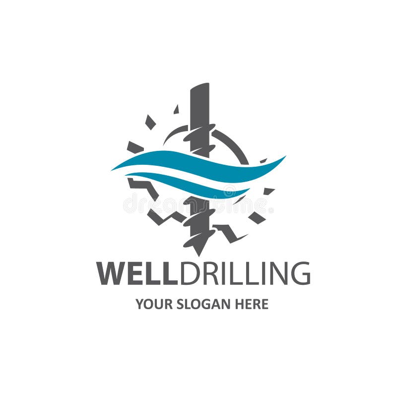 Water Well Drilling Logo Stock Illustrations – 141 Water Well Drilling ...