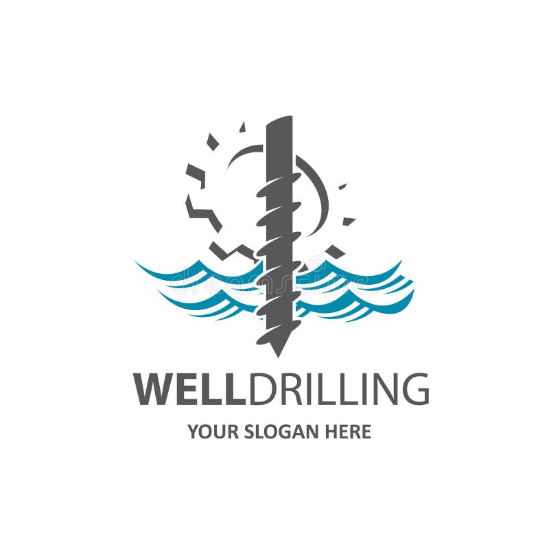 Water Well Drilling Logo Stock Illustrations – 129 Water Well Drilling ...