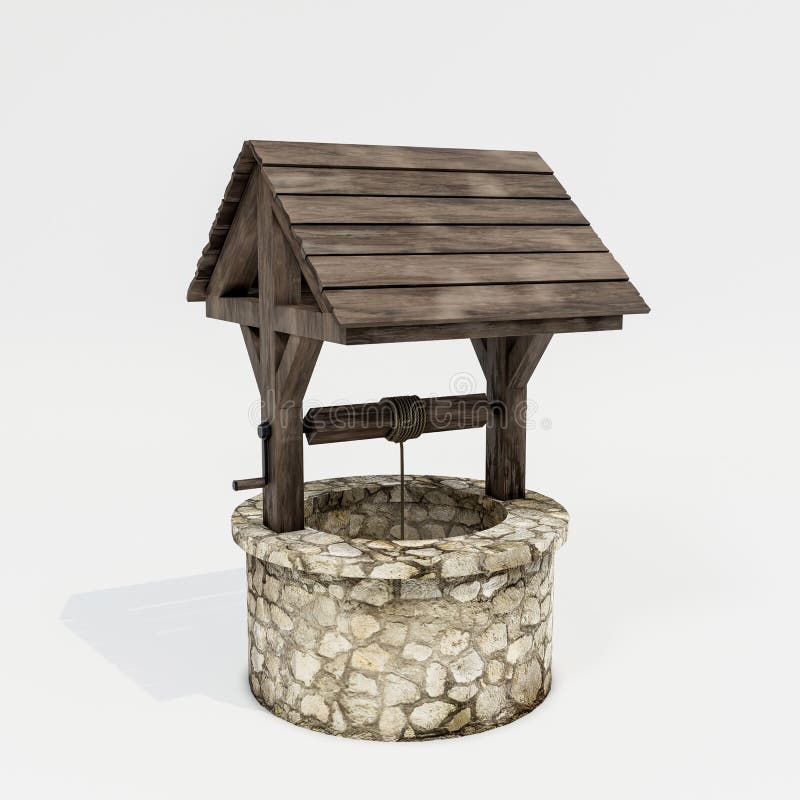Wishing Well Background Stock Illustrations – 499 Wishing Well ...