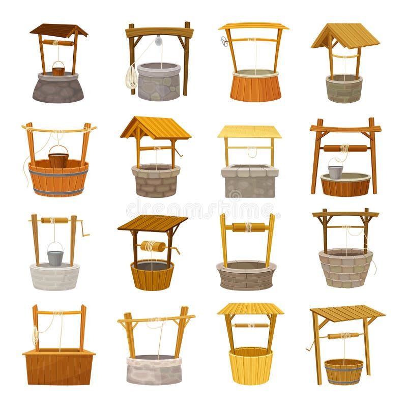 Pail Water Well Stock Illustrations – 298 Pail Water Well Stock ...
