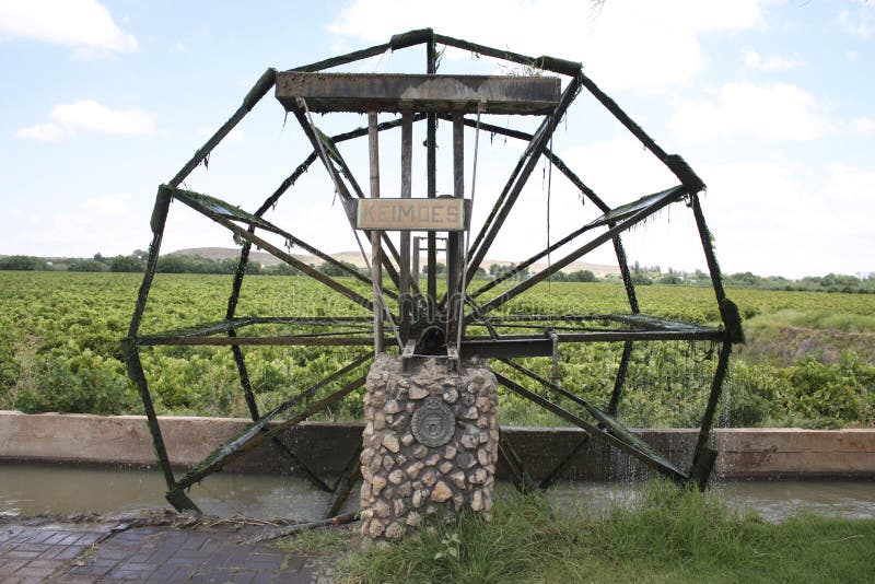 Water wheel stock photo. Image of landmark, vineyards - 13274474