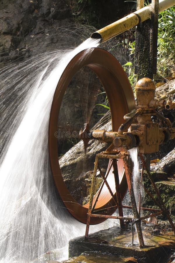 Water wheel stock photo. Image of machine, engineering - 19072580
