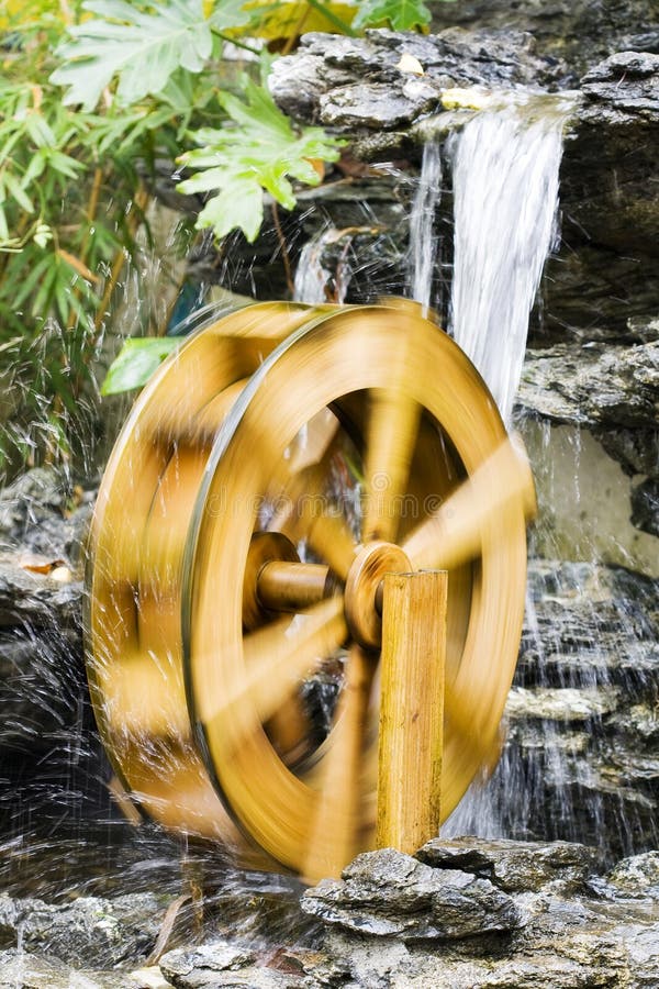 Watermill on stream stock image. Image of machine, outdoors - 4235405