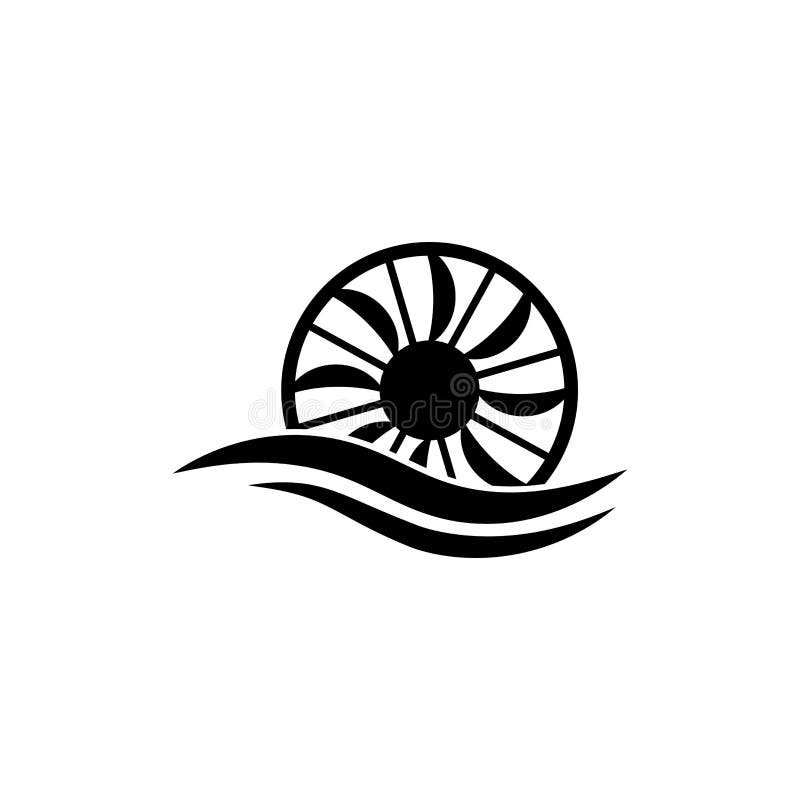 Water Mill Wheel Logo Stock Illustrations – 391 Water Mill Wheel Logo ...