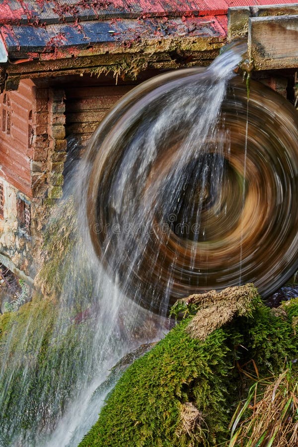 Water wheel moving stock image. Image of exposition - 133888643