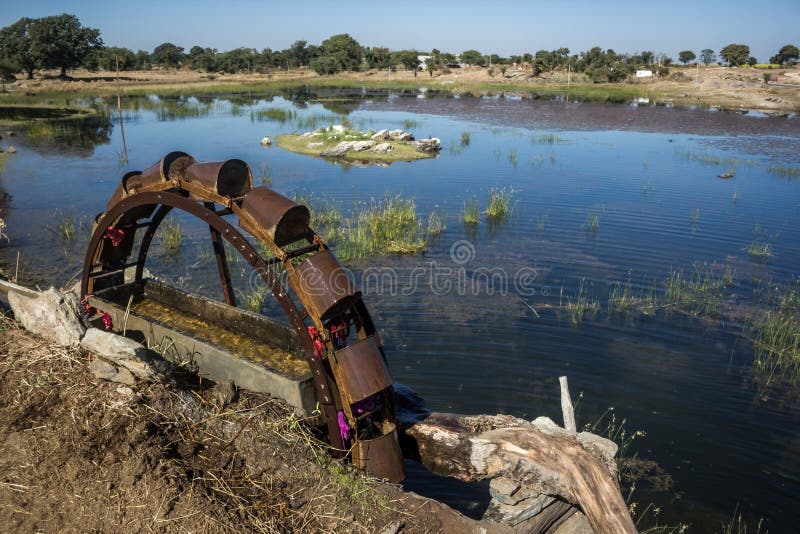 Water Wheel stock photo. Image of water, wheel, agriculture - 81803642