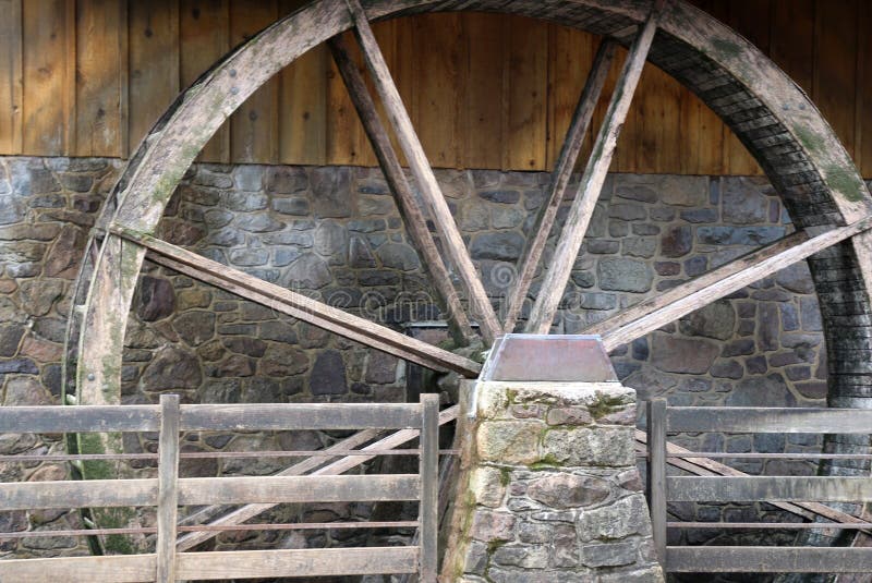 Water Works Wheel stock image. Image of turning, works - 24681069