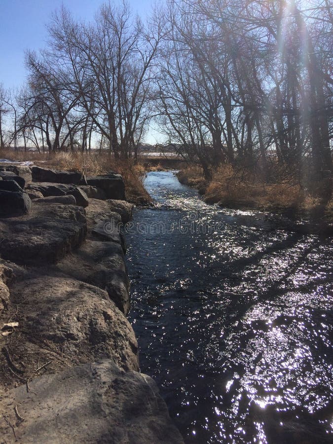 Water Whispers stock image. Image of creek, trail, blue - 92034257