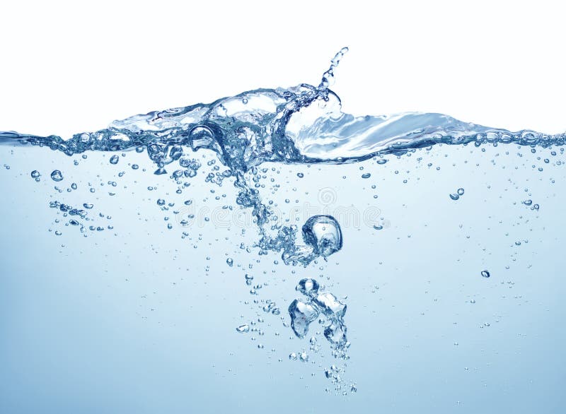 Water on white background stock image. Image of flowing - 132513539