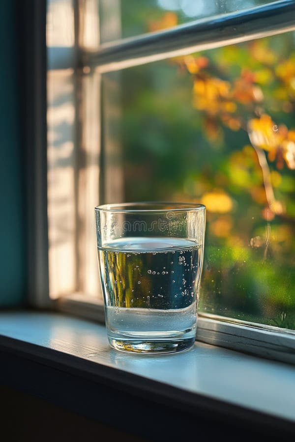 Water on Window Sill stock image. Image of modern, domestic - 374794059