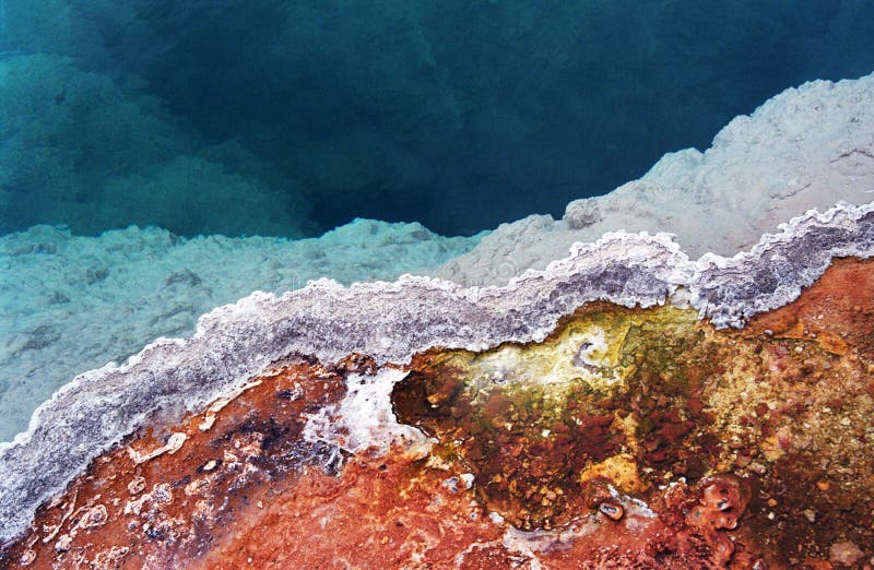 Water Yellowstone National Park Stock Image - Image of torrent, geyser ...