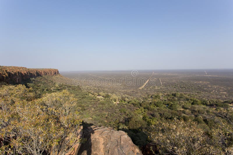 Waterberg Plateau View in Namibia Stock Image - Image of landscape ...