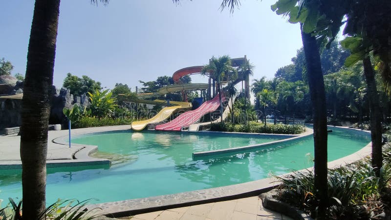 Waterboom Pool Park stock photo. Image of estate, pool - 229172566