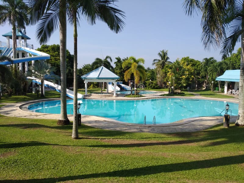 Waterboom swimming pool editorial image. Image of backyard - 204619435
