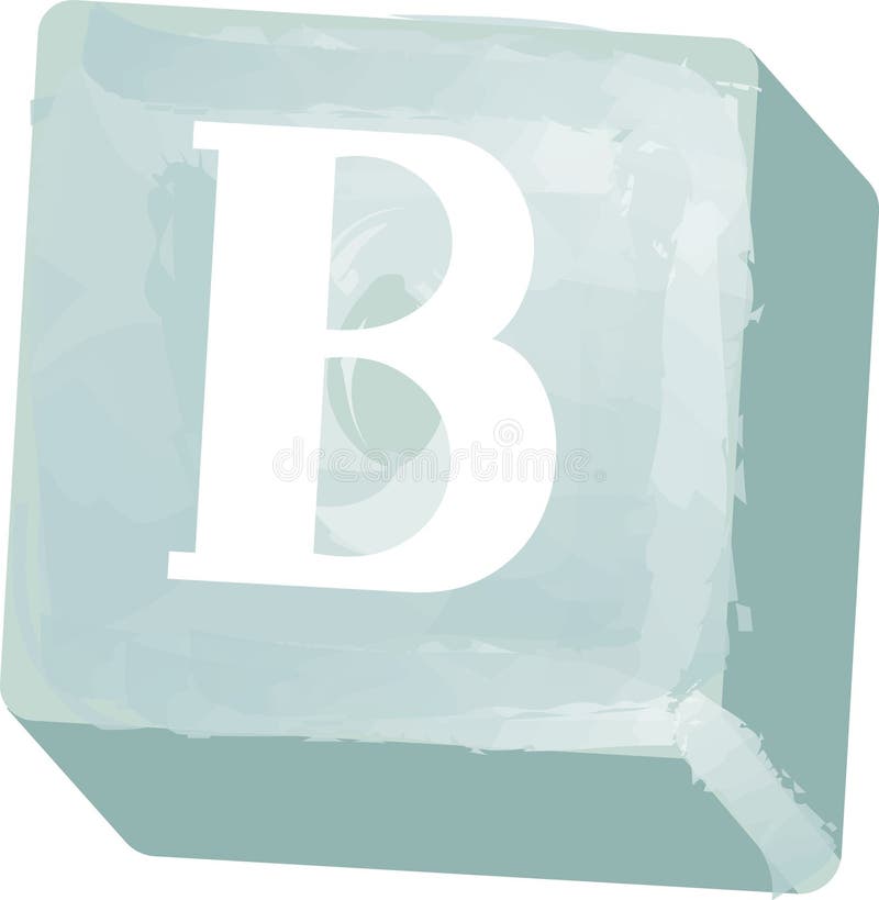 Watercolor ABC Blocks Toy stock vector. Illustration of poster - 365085813