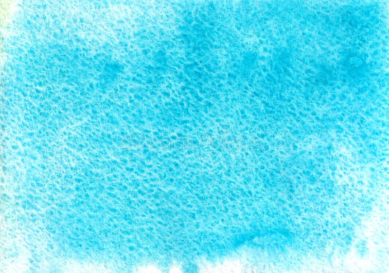 Abstract Hand Drawn Watercolor Blue Background Stock Illustration ...