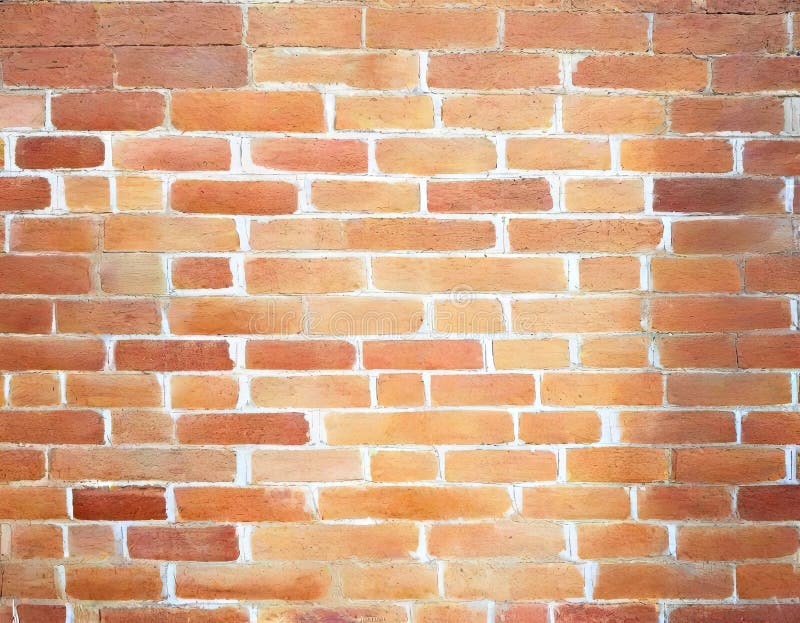 Watercolor of Abstract Brick Wall Stock Illustration - Illustration of ...