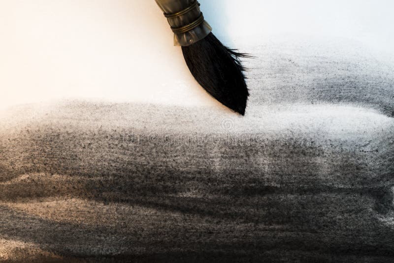 Watercolor Abstract Graphite Background Stock Photo - Image of colour ...