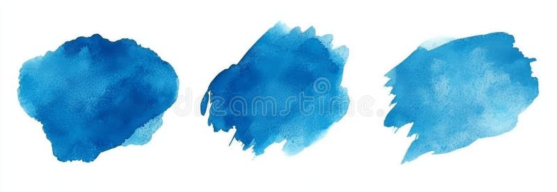 Watercolor Abstract Rectangle Base with Painted Texture and Stains ...