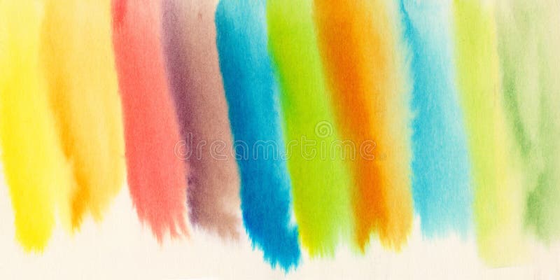 Watercolor Abstract Warm Background. Fresh Colorful Background. Stock ...