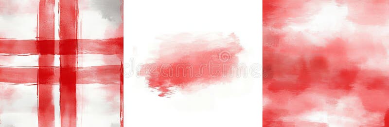 Watercolor Animals Depicted in a Red Checked Pattern for a Farm ...