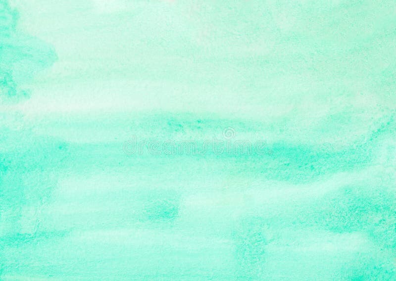 Watercolor Aquamarine Color Background Texture Hand Painted. Light ... Watercolor Aquamarine Color Background Texture Hand Painted. Light ...