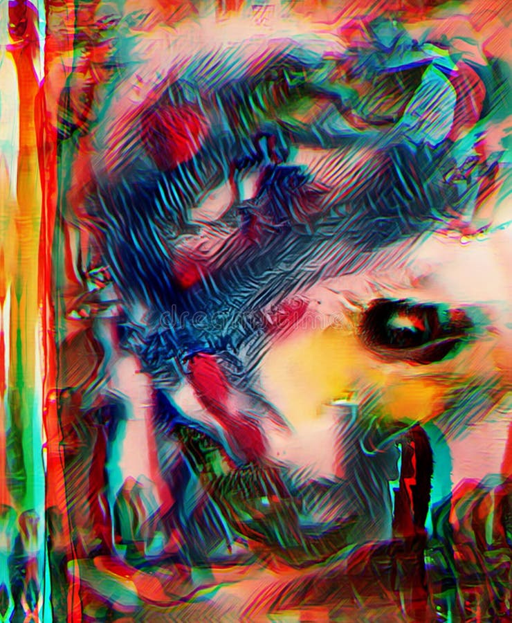 Watercolor Artwork Abstract Texture Wallpaper Screensaver Stock Image ...