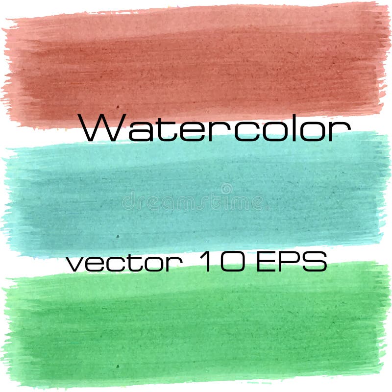 Watercolor Background for Text or Information Stock Vector ...