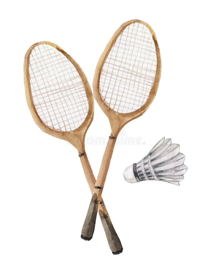 Badminton Racket. Badminton Racket Form Top Down Stock Image - Image of ...