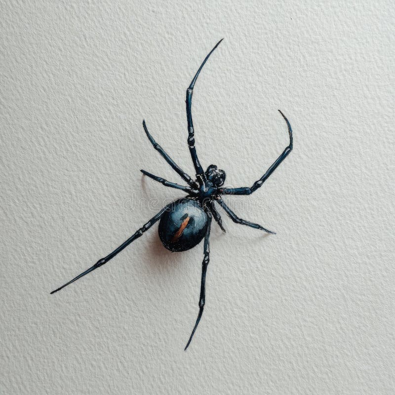Backgroundwatercolor Black Widow Spider Stock Illustrations – 4 ...