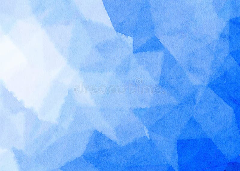 Watercolor of Blue Color Background Stock Photo - Image of paper ...