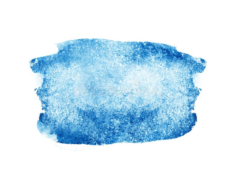 Watercolor Blue Rectangle on White Stock Image - Image of amazing ...