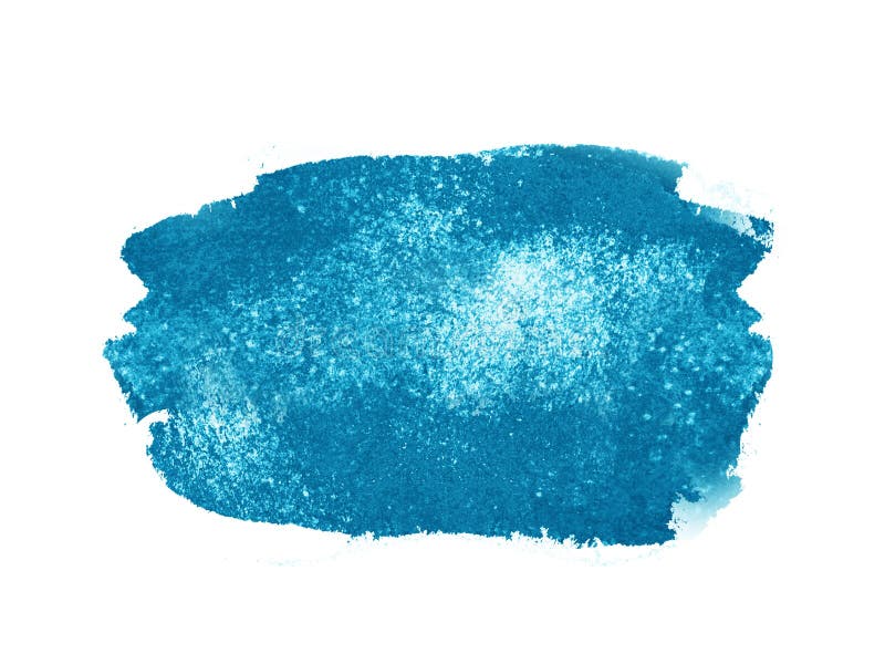 Watercolor Blue Rectangle on White Stock Photo - Image of paper ...