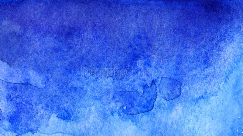 Watercolor Blue Sky Water Space Galaxy Abstract Background Stock ...