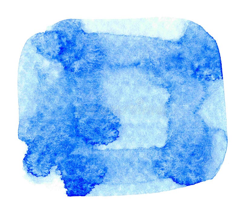 Watercolor Blue Stain For Background, Watercolor Light Blue Texture On ...