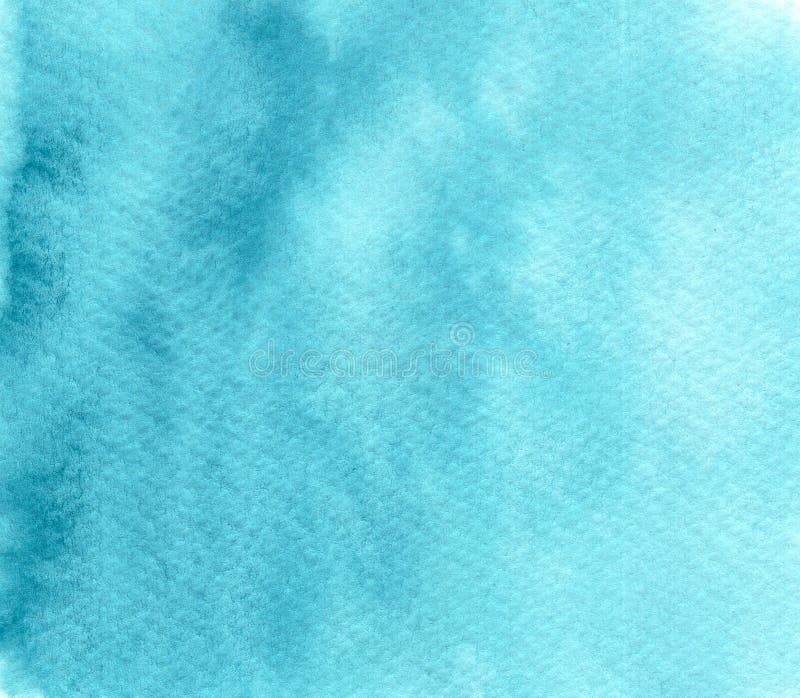 Watercolor Blue Textured Background. Turquoise Backdrop Stock ...