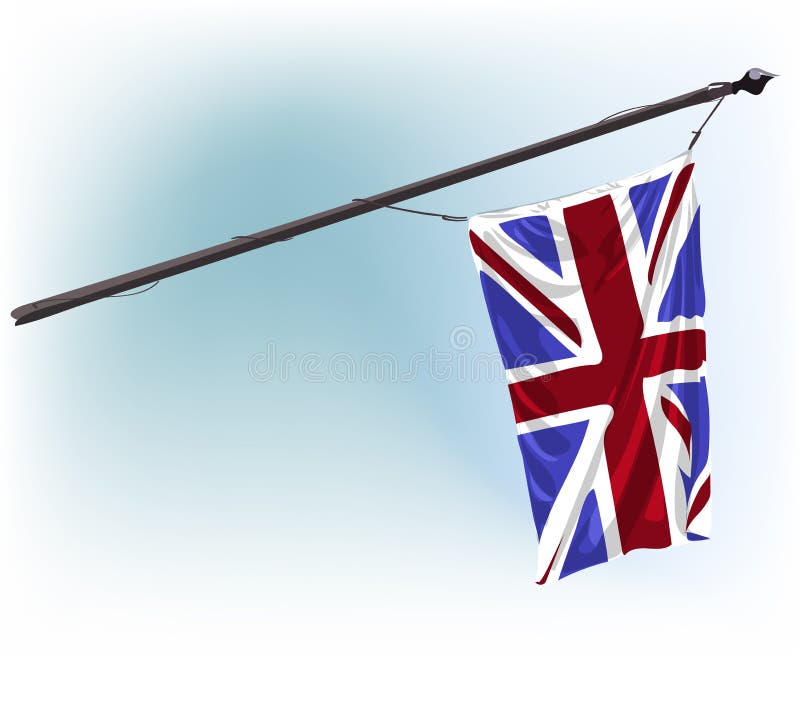 Watercolor British Flag Watercolor Paint Vector Illuatration Clip Art ...