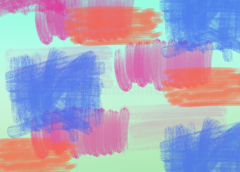 Watercolor Brush Abstract Painting Color Texture Pattern - Multicolor ...